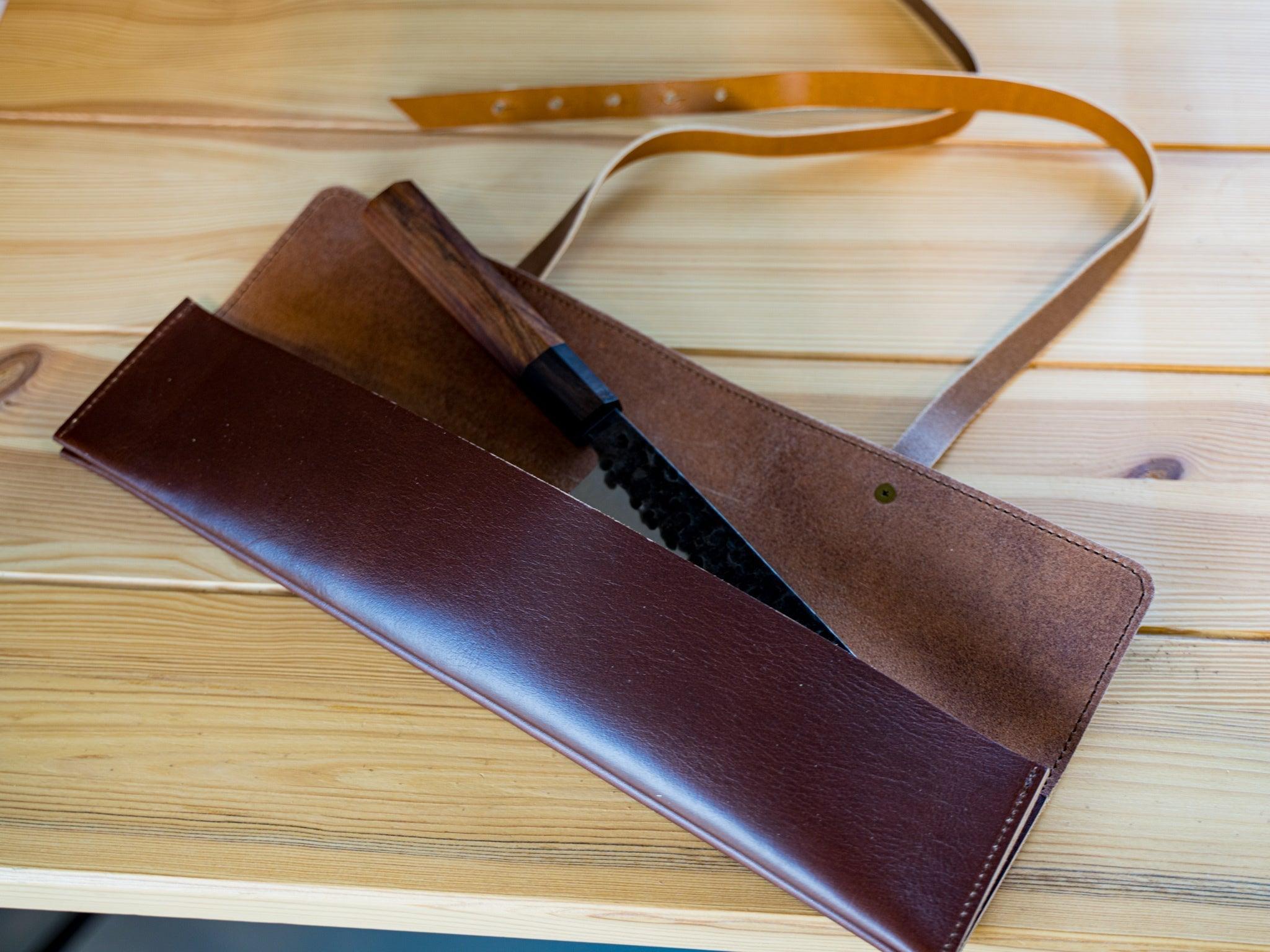 Knife Cases - Handmade Leather Knife Cases by olpr USA