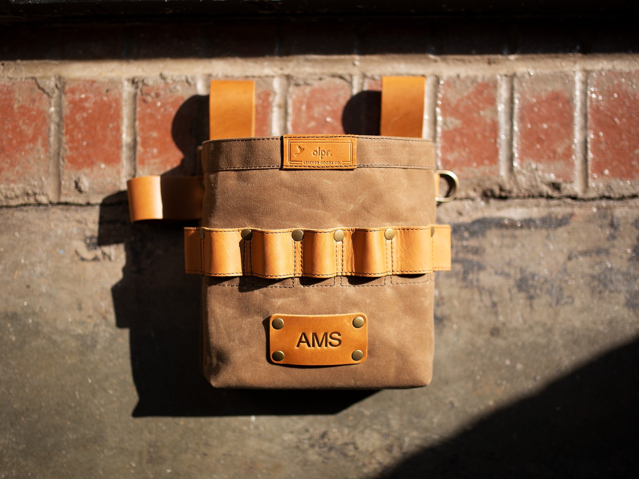 Custom Leather Tool Pouches, Belts, Rolls Made in the USA | Olpr.com
