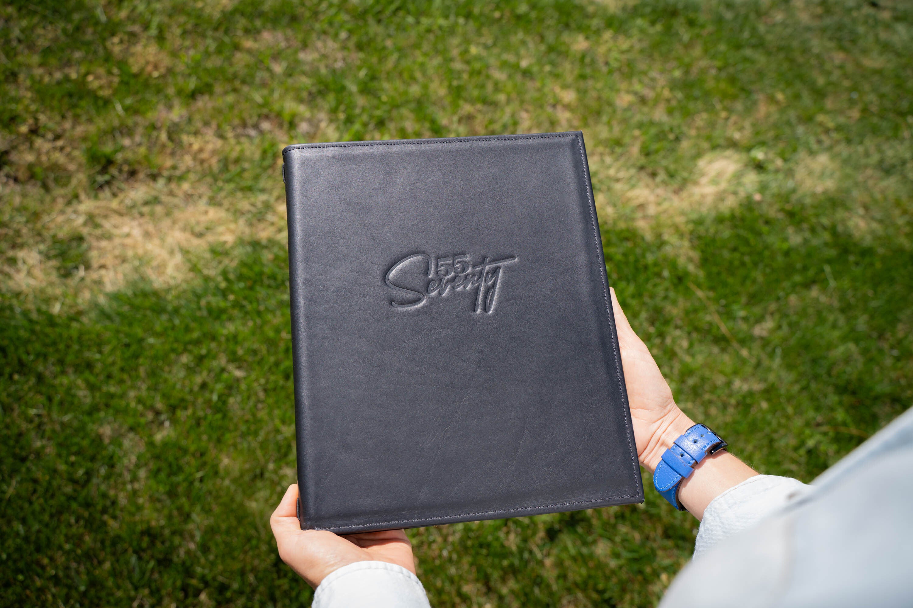 Milwaukee Leather Hardcover Menu with Corners - Black