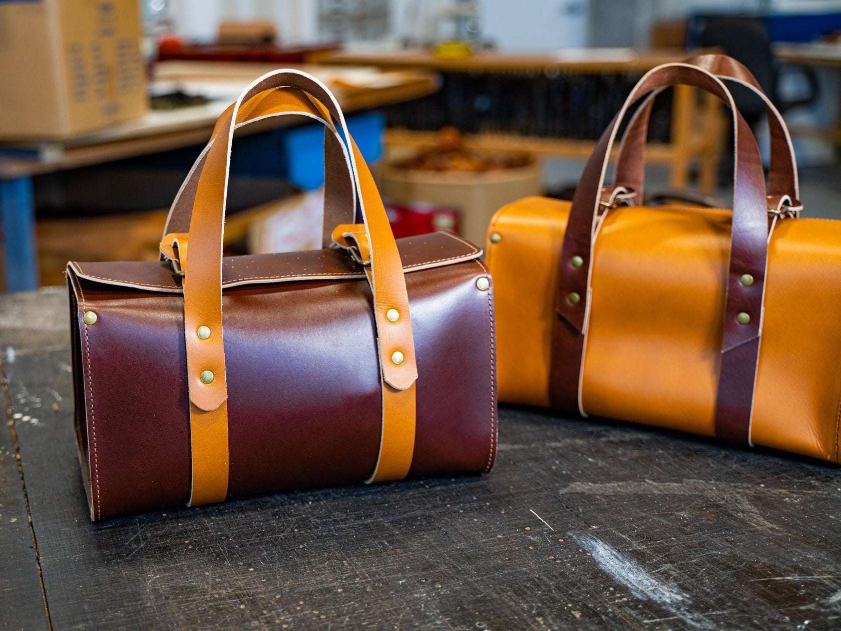 Handmade Leather Tool Bag - made in USA by olpr.