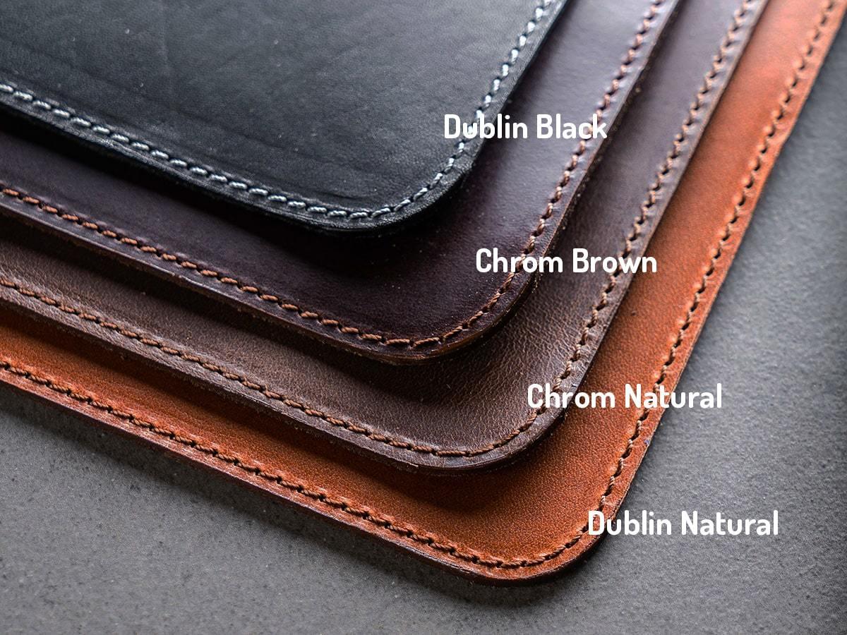 Personalized Milwaukee Leather Desk Pad - Natural | olpr.